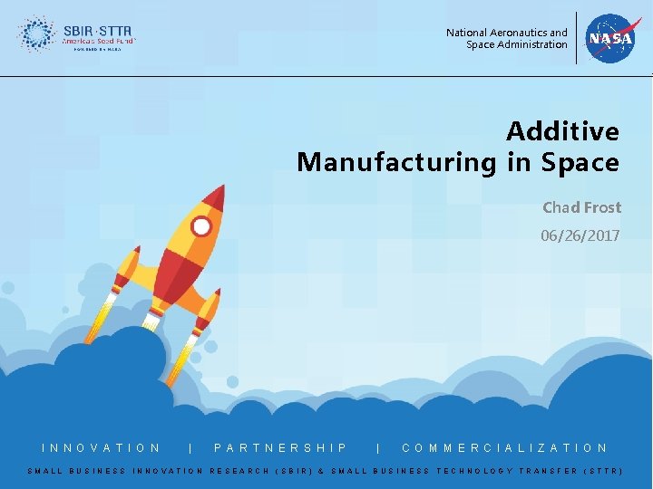 National Aeronautics and Space Administration Additive Manufacturing in