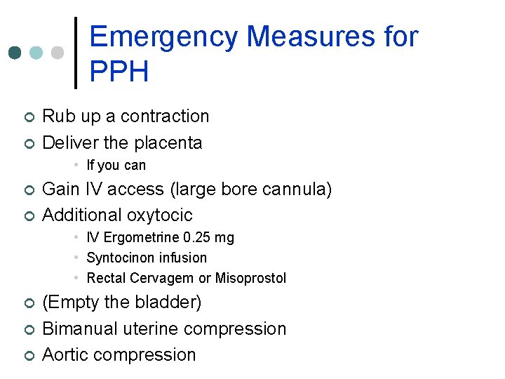 Severe Obstetric Haemorrhage Max Brinsmead MB BS Ph