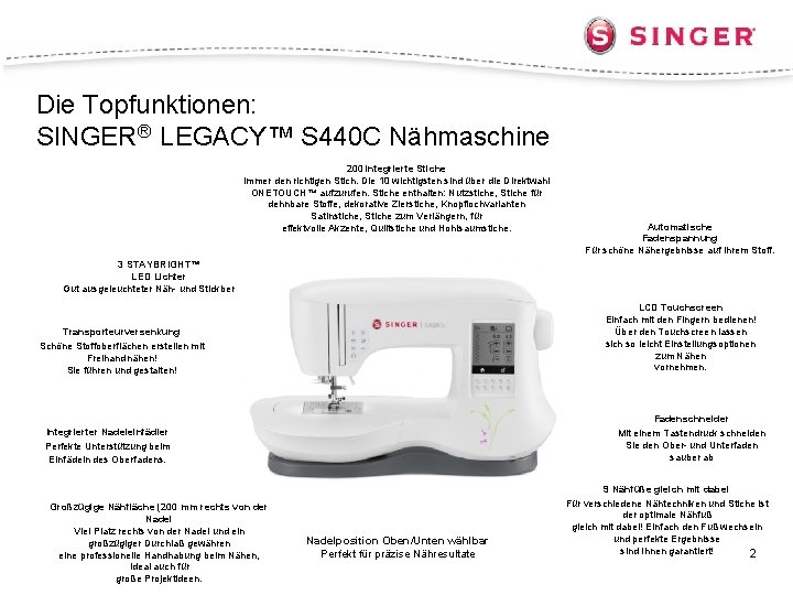 Singer Nhmaschine Alter Bestimmen