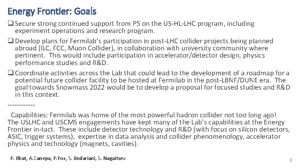 Energy Frontier Pushpa Bhat Anadi Canepa Paddy Fox