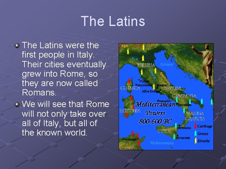 Unit 4 Early History of Rome Founding of