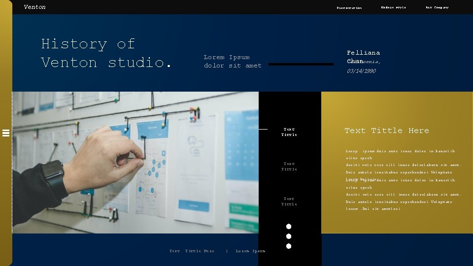 Venton Presentation Venton Template Business Presentation template Lorep