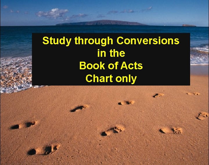 Study through Conversions in the Book of Acts