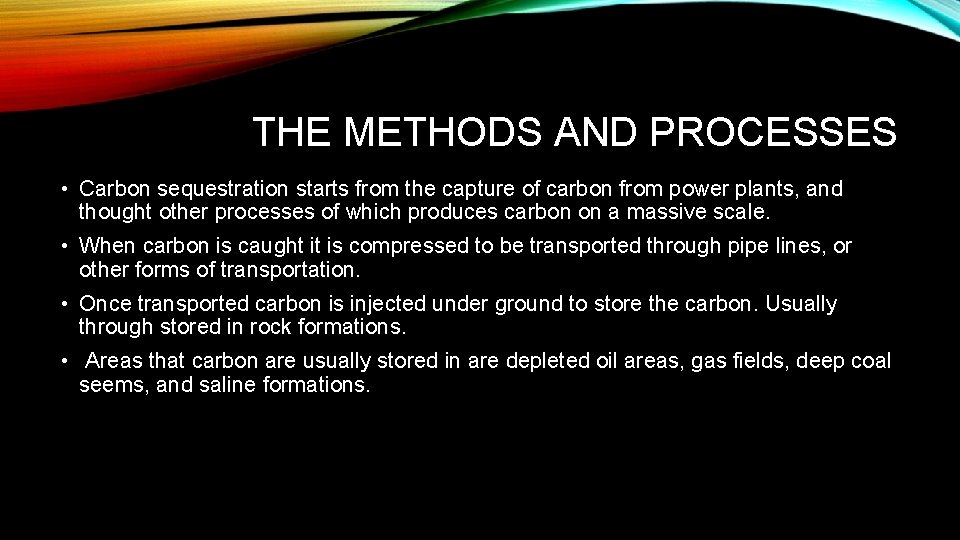 CARBON SEQUESTRATION DEFINITION OF CARBON SEQUESTRATION Carbon Seqestration