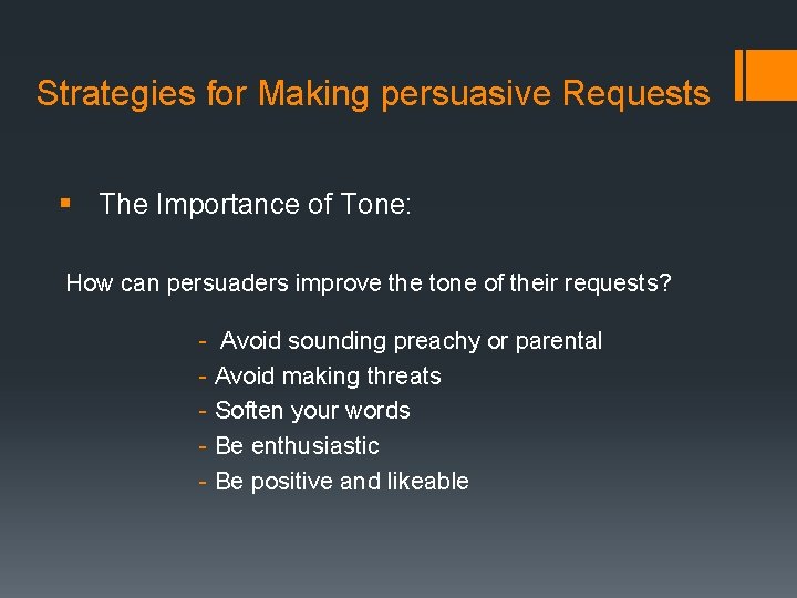 Chapter 10 Persuasive and Sales Messages Learning Objectives