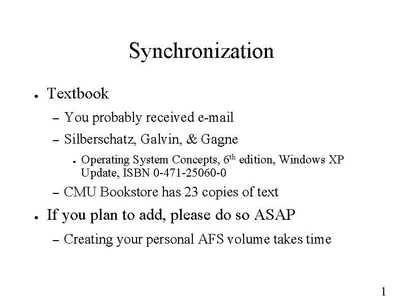 Introduction to 15 410 Bruce Maggs bmmandrew cmu