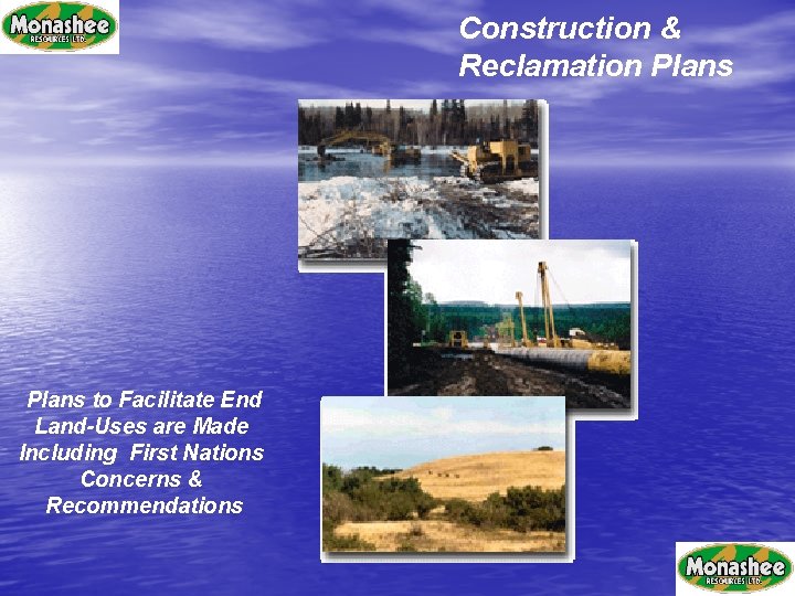 SCEK Fund Forum 2004 Reclamation Impact Management Reclamation