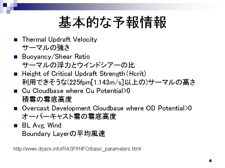 RASP BLIPMAP JAPAN RASP Regional Atmospheric Soaring Prediction