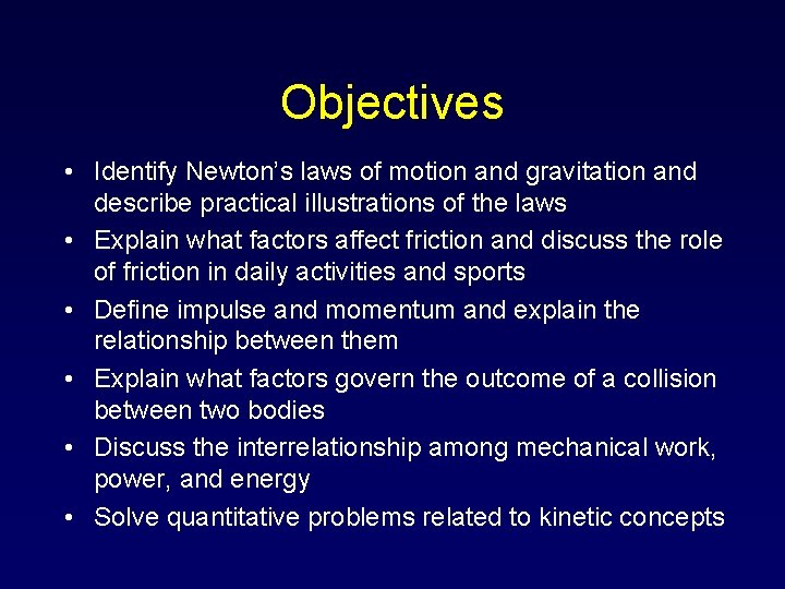 Chapter 12 Linear Kinetics of Human Movement Basic