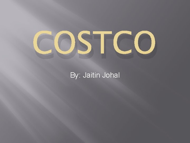 COSTCO By Jaitin Johal Food The food at