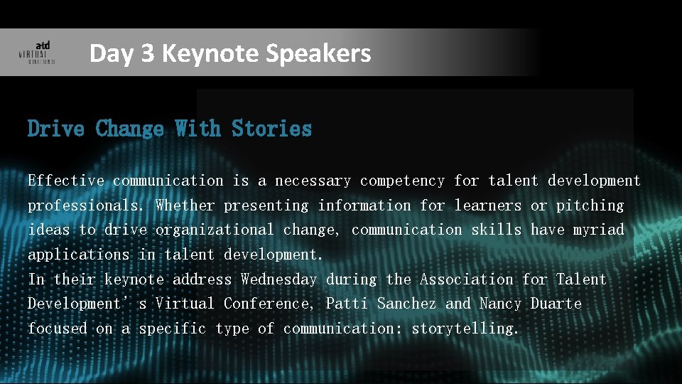 KEY LEARNING TAKEAWAYS DAY THREE 3 JUNE 2020