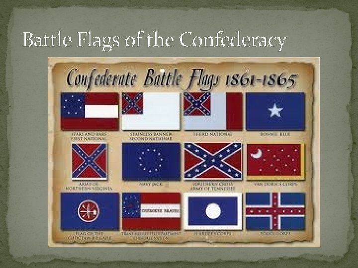 Flags of the Confederacy The Confederate States of