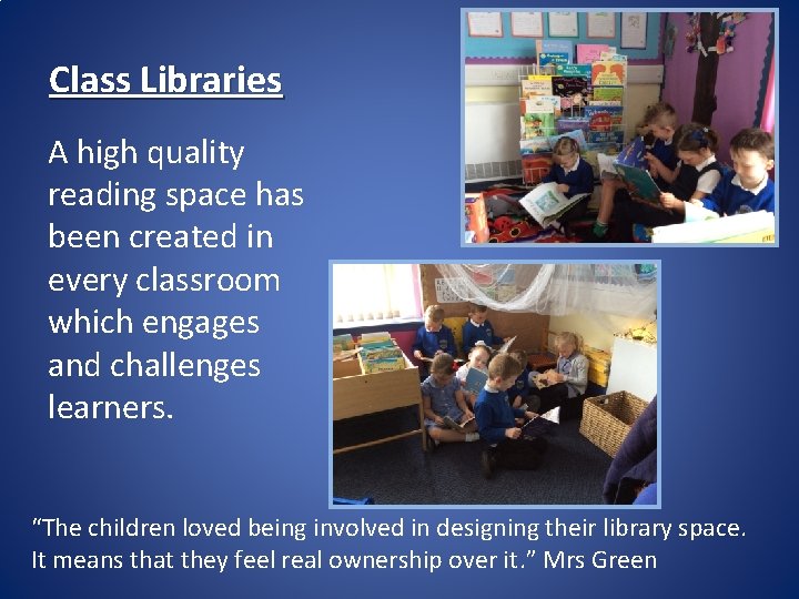 Building a Reading Culture at Bellsquarry Primary 2017