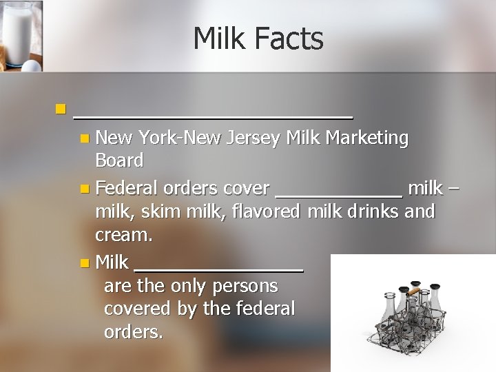 Dairy Foods Taste Testing Procedure n Review n