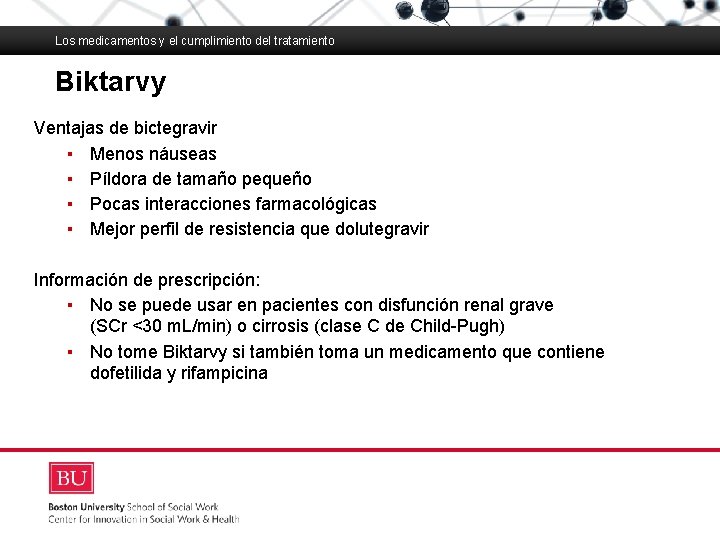 Los medicamentos y el cumplimiento del tratamiento Boston