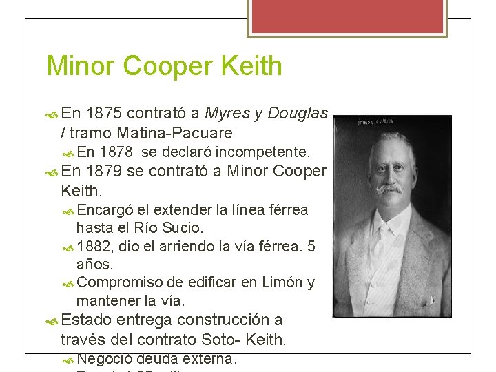 Historia del Ferrocarril al Atlntico Motivos En 1830