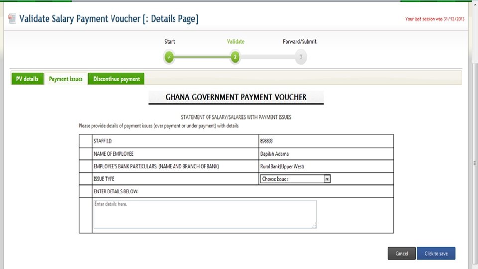 UNDERSTANDING THE ESPV SYSTEM PRESENTATION ON ELECTRONIC SALARY