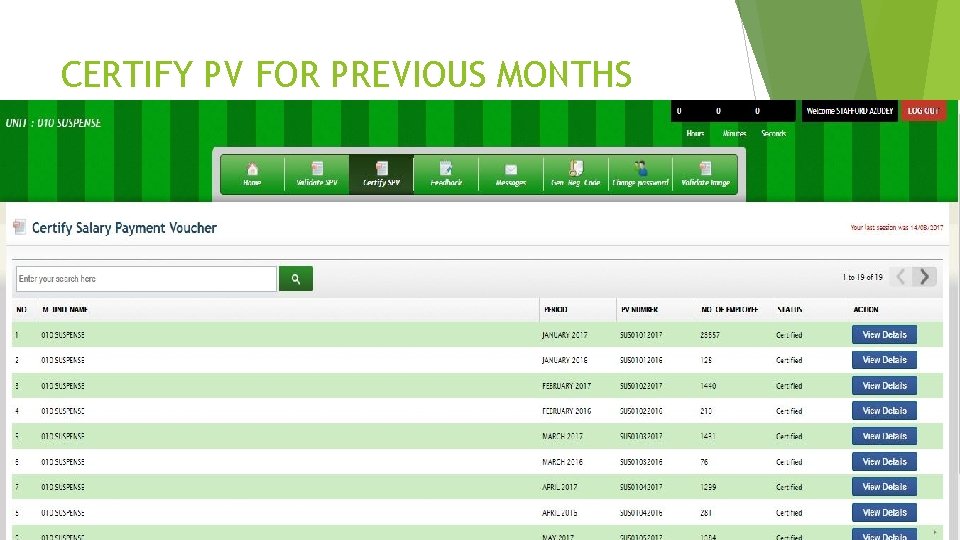 UNDERSTANDING THE ESPV SYSTEM PRESENTATION ON ELECTRONIC SALARY