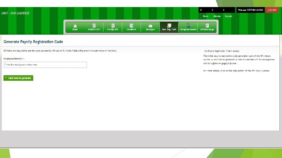 UNDERSTANDING THE ESPV SYSTEM PRESENTATION ON ELECTRONIC SALARY