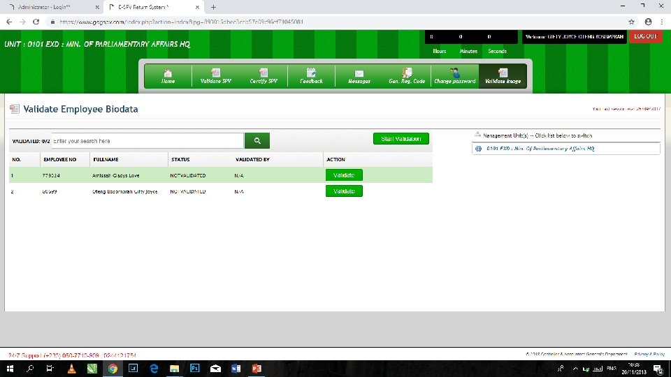 UNDERSTANDING THE ESPV SYSTEM PRESENTATION ON ELECTRONIC SALARY