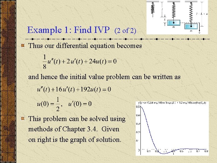 Ch 3 8 Mechanical Electrical Vibrations Two important