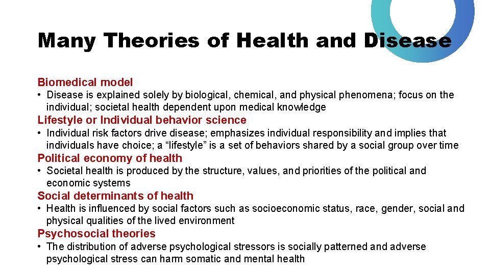 EPIDEMIOLOGY FOR PUBLIC HEALTH SOCIAL WORKERS Identify Learning
