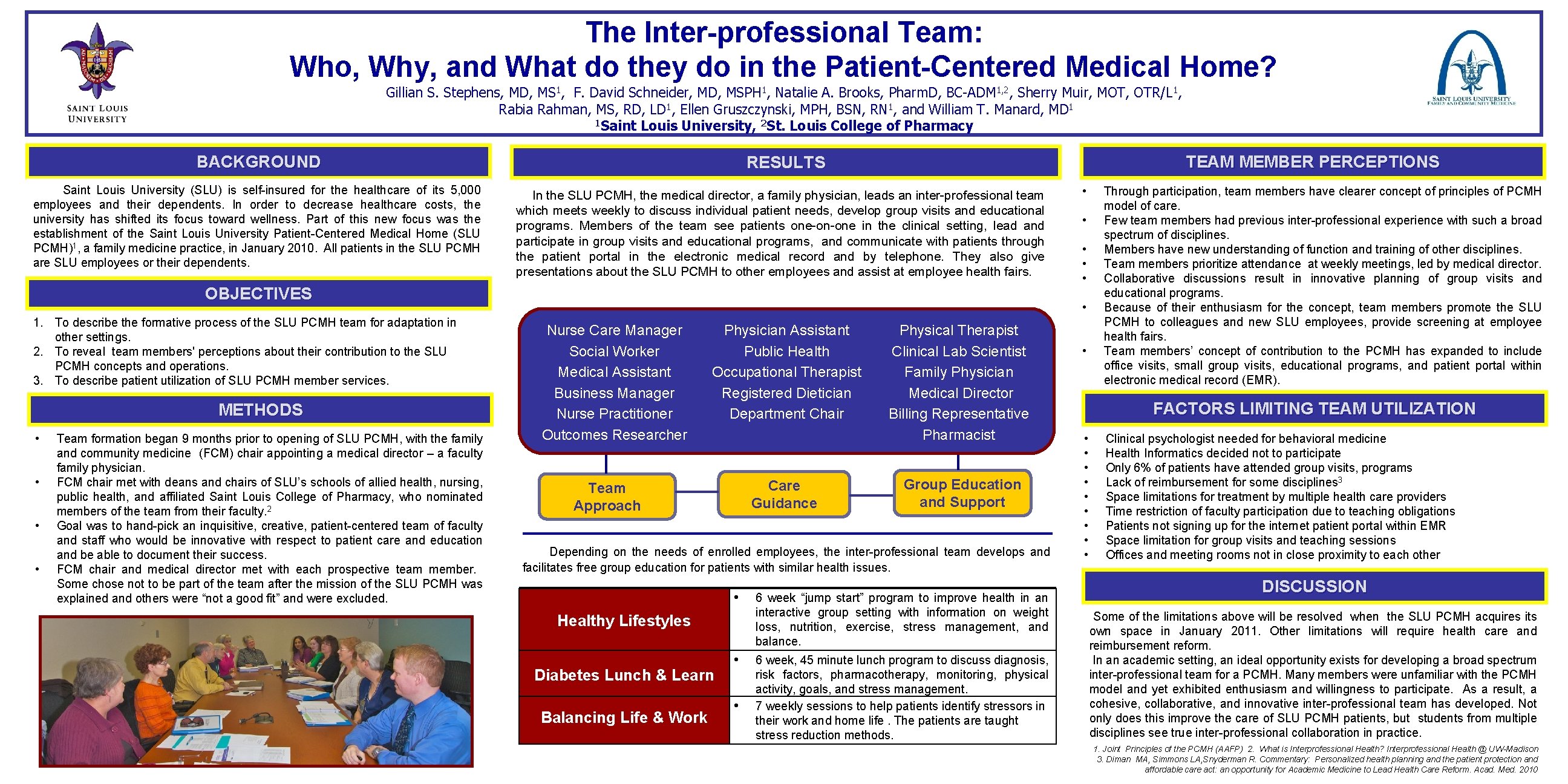 The Interprofessional Team Who Why and What do