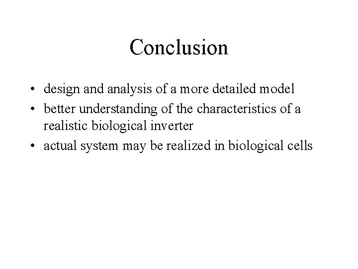 Modeling the Chemical Reactions Involved in Biological Digital
