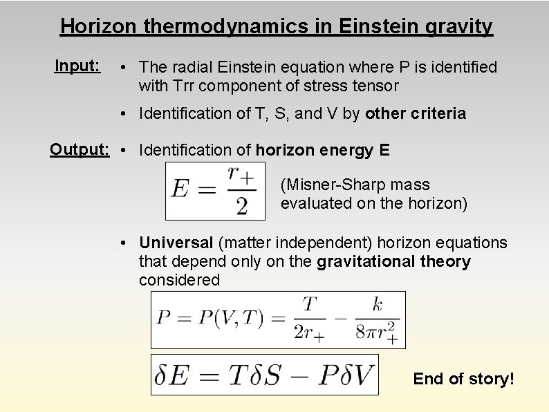 Horizon thermodynamics of Lovelock black holes David Kubizk