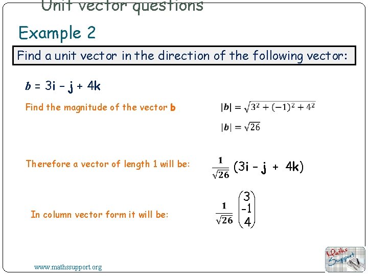 17 December 2021 Magnitude of a vector unit