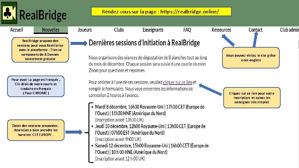 REALBRIDGE NOUVELLE PLATERFORME BRIDGE LES AVANTAGES Real Bridge