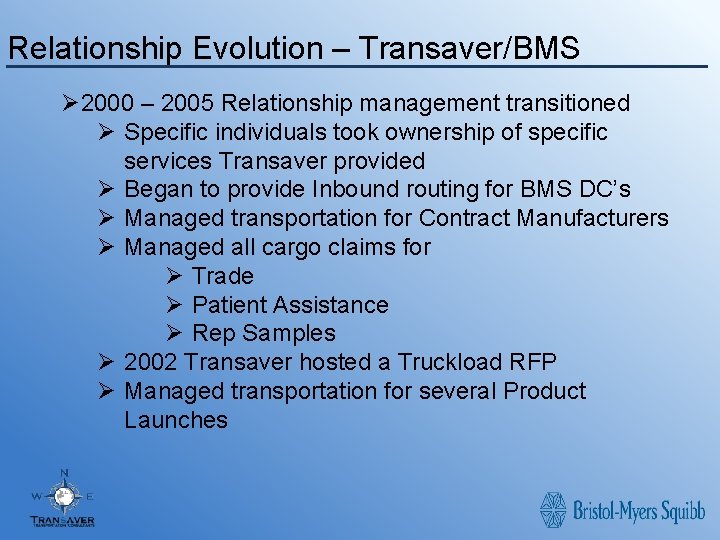 Traditional Industry Relationships Activity based agreements ...