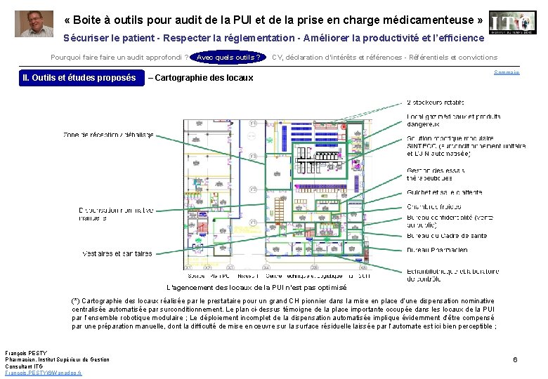 Boite outils pour audit de la PUI et