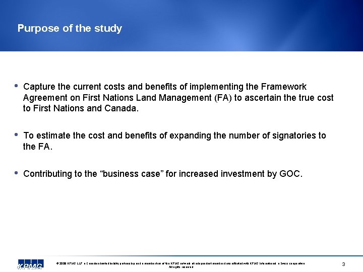CostBenefit Analysis of Future Investment in the Framework