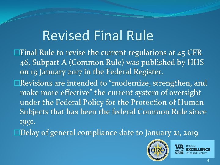 Revised Common Rule Informed Consent Content Documentation Broad