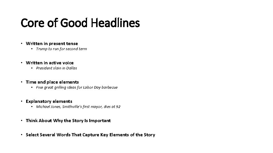 Headlines Prof Vaccaro HU JRNL 53 The Basics