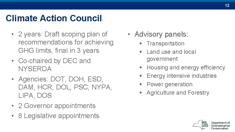 New York State Climate Leadership and Community Protection
