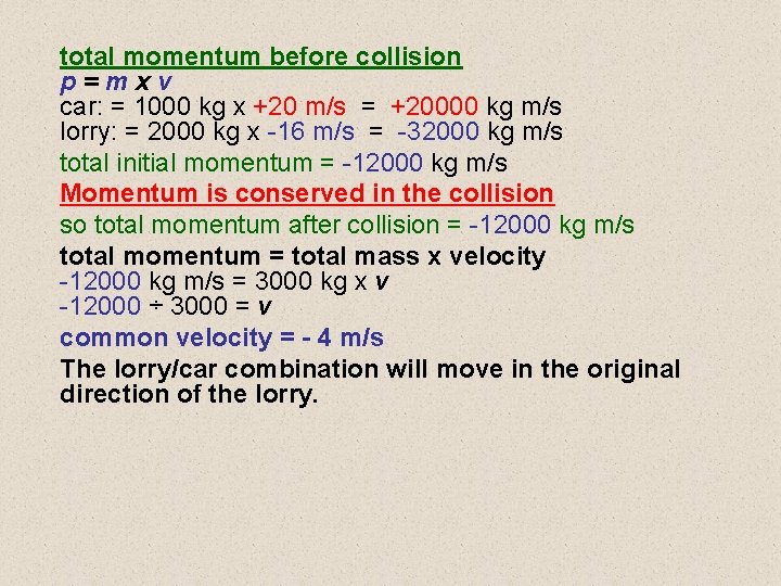 MOMENTUM Specification Forces and motion Forces movement shape