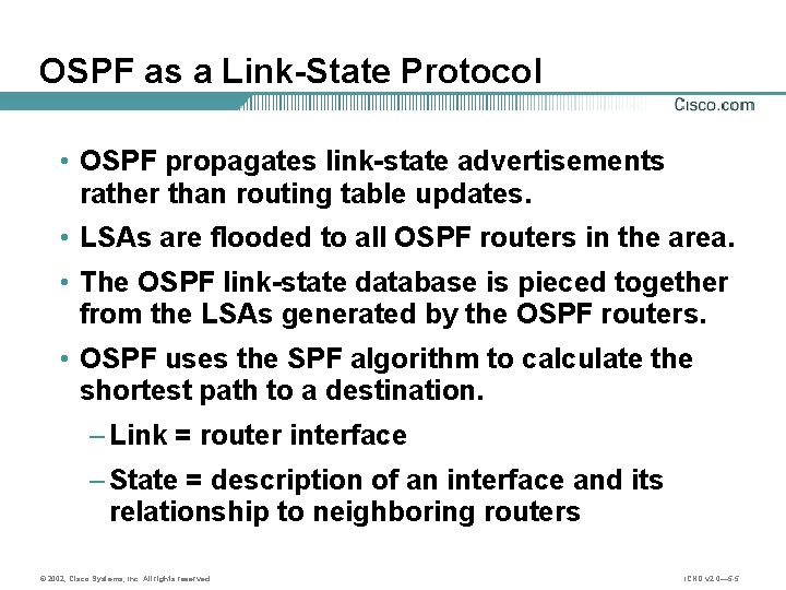 2002 Cisco Systems Inc All rights reserved Enabling