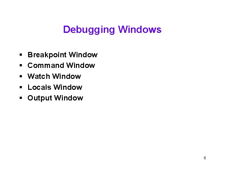 Debugging and Error Handling Kashef Mughal 1 Major