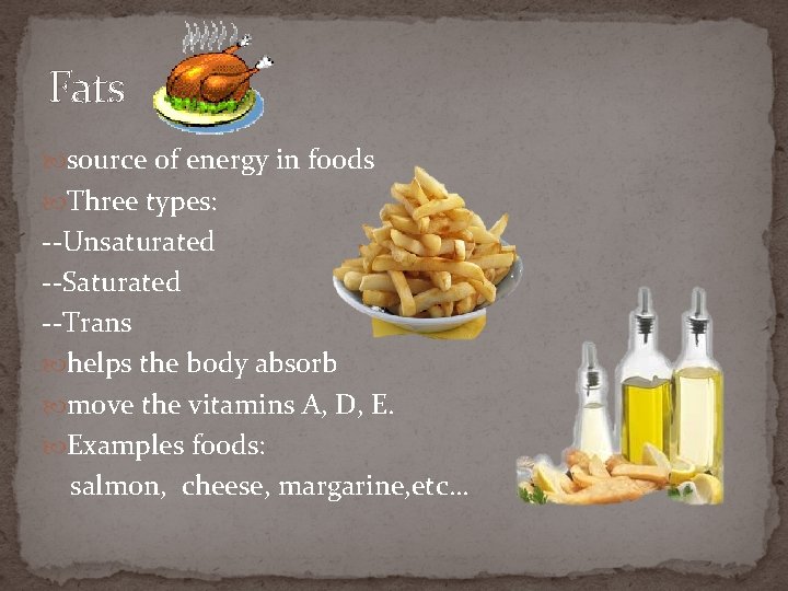 Nutrition Bethany Huang computer 8 Carbohydrates Provide energy