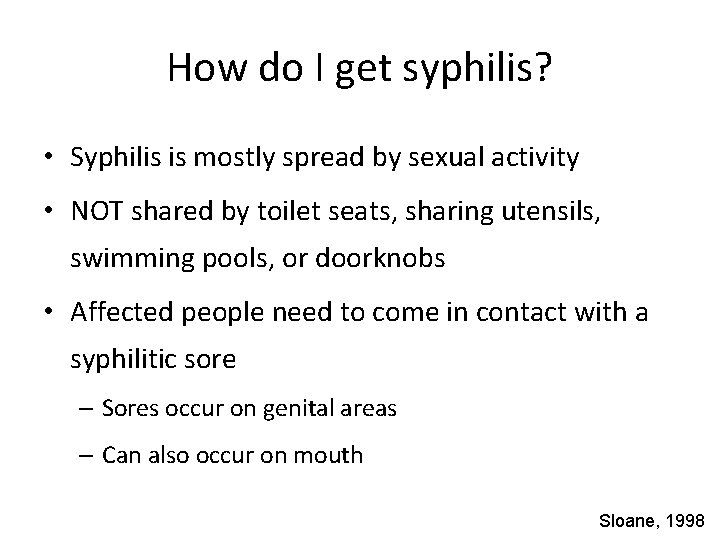 Helping Teens Prevent Syphilis February 21 2011 An