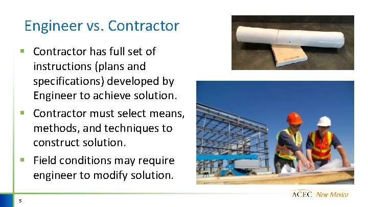 Partnering with your Engineer Building Trust in the