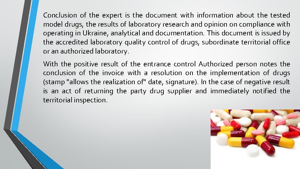Conclusion of the expert is the document with