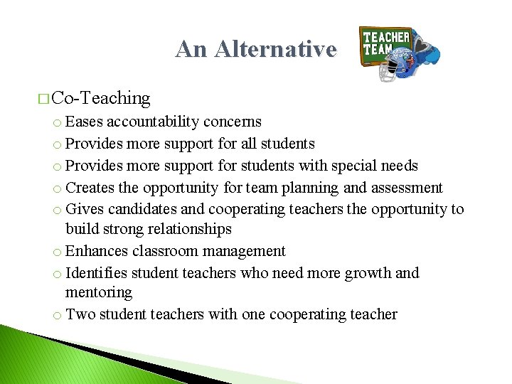 Changing Times at UNC Charlotte Redesigning Student Teaching