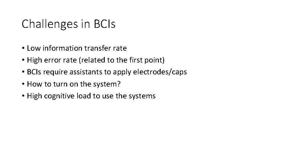 BCI Review paper Sections 8 9 BCI Target