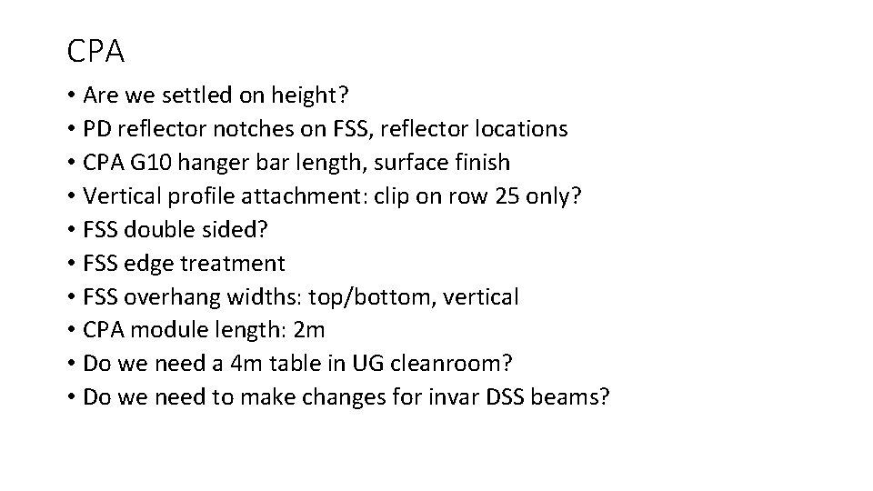 Open HVS Design Features and Options CPA Are