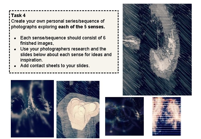Task 4 Create your own personal seriessequence of