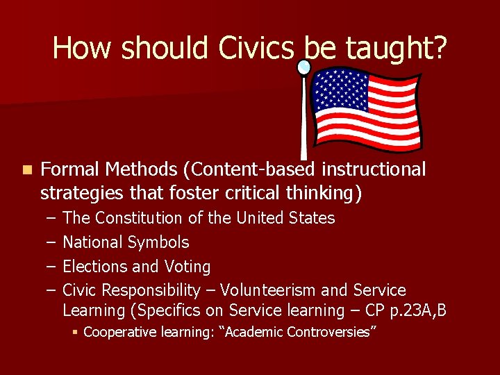 Chapter 5 Young Political Scientists Political Science Civics