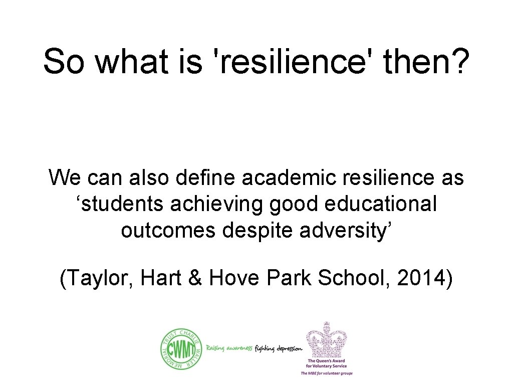 Using a resilience model to promote positive mental